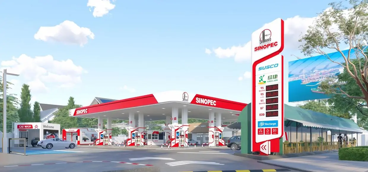 จีนบุก! เปิดปั้มน้ำมันในไทย ชื่อ Sinopec Susco เตรียมขยาย 100 สาขา